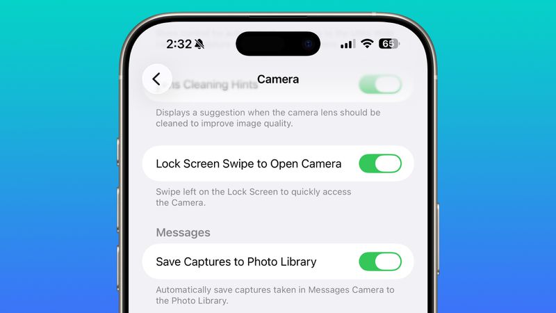 iOS 26.1 Beta 4 Adds Toggle to Turn Off Lock Screen Camera Swipe ...
