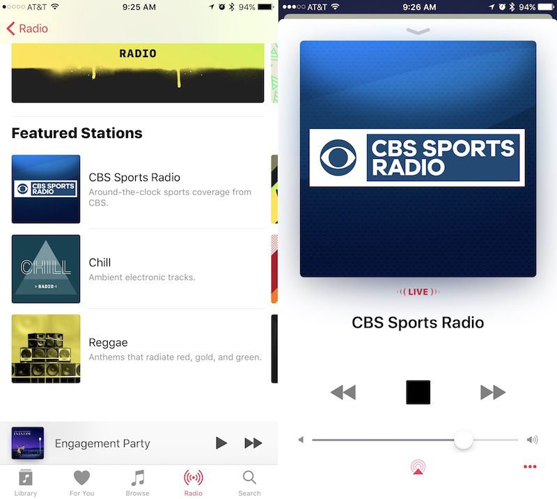 CBS Sports Radio Launches on Apple Music - MacRumors