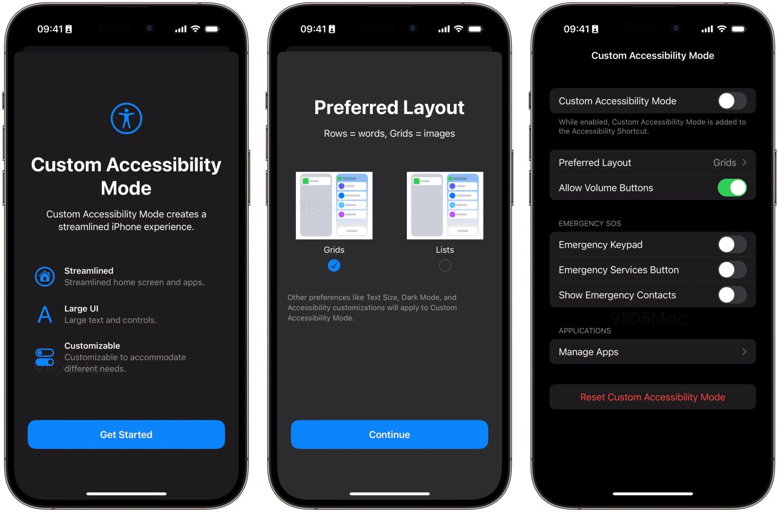 References to New 'Custom Accessibility Mode' Found in iOS 16.2 Beta 2 ...