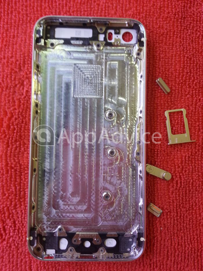 High-Quality Photos of 'Champagne' iPhone 5S Rear Shell Surface - MacRumors