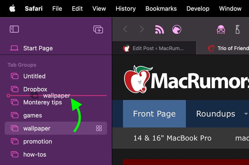 How to Use Safari Tab Groups in macOS - MacRumors