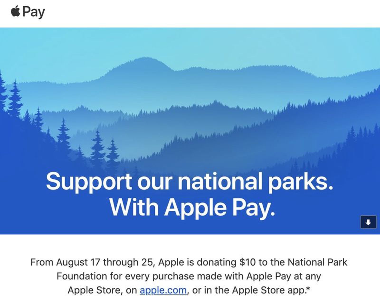Apple Donating $10 to National Park Foundation for Every Apple Store ...