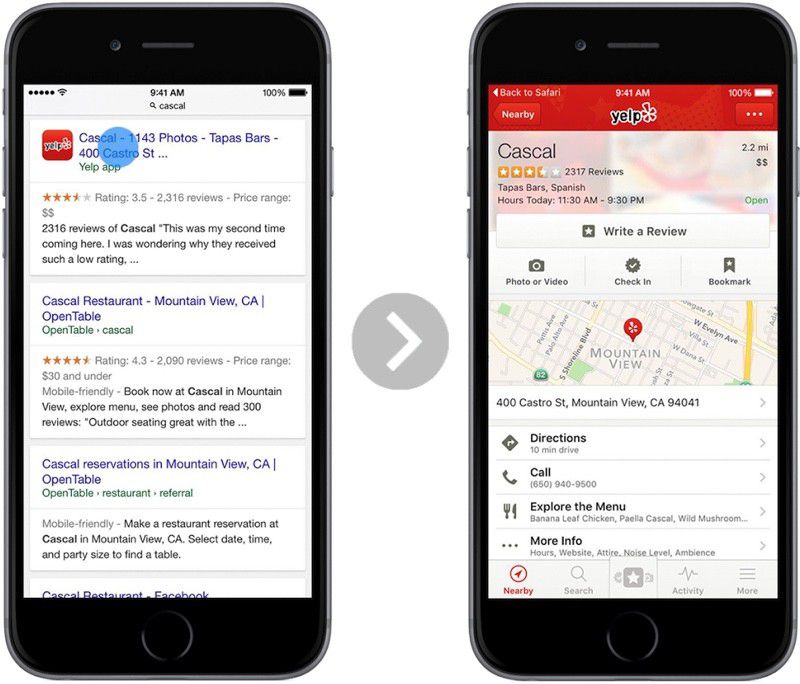 App Content Will Soon Be Available in Safari Search Results as Google ...
