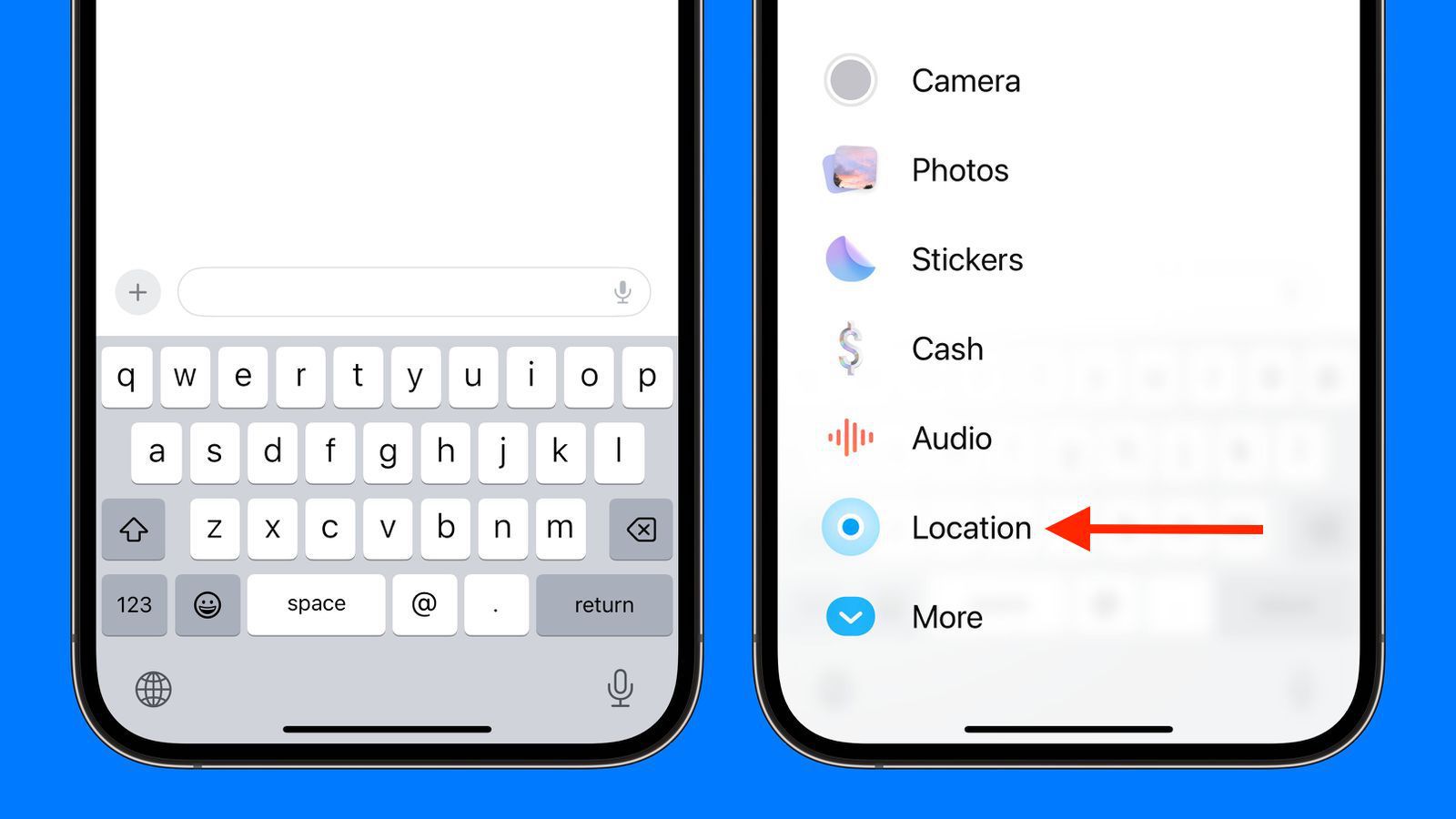iOS 17: How to Share Your Location in the Messages App - MacRumors