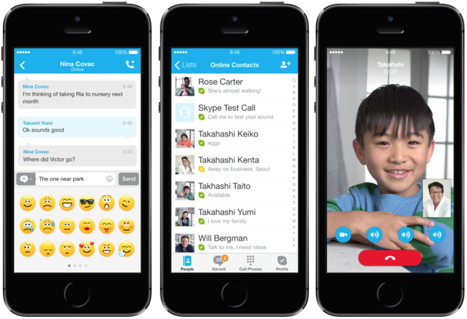 Skype for iPhone and iPad Updated With iOS 7 Redesign - MacRumors