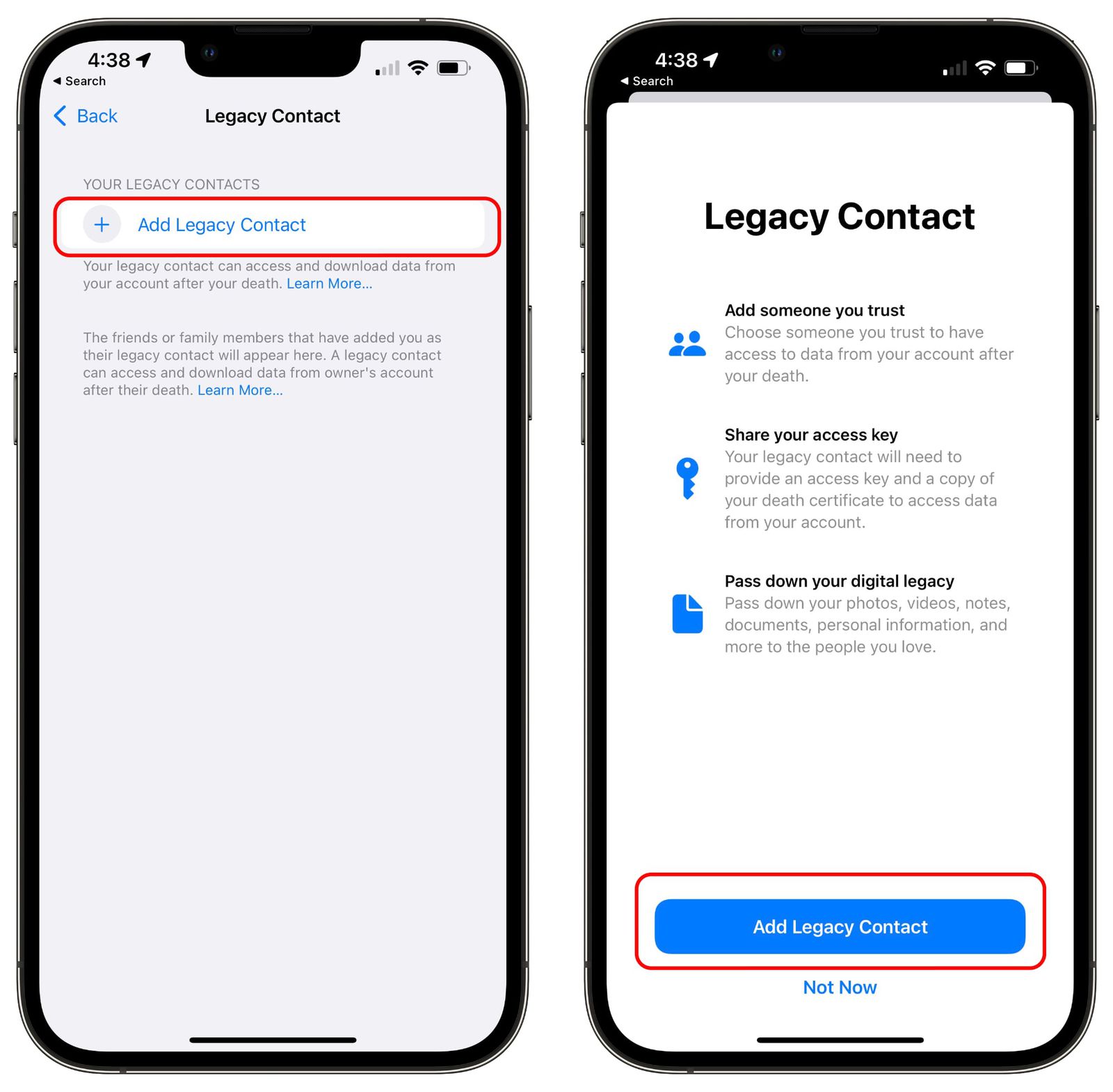 Apple's Legacy Contact Feature: Family Access For Photos and Data After ...