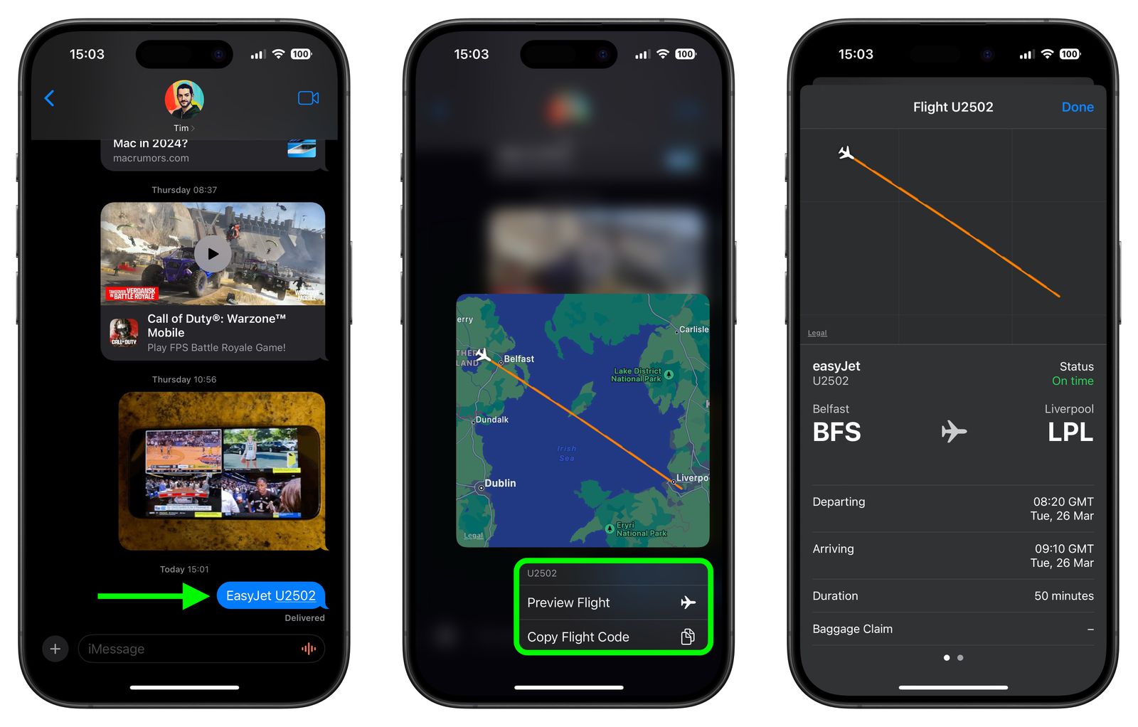 Track a Flight on Your iPhone - MacRumors