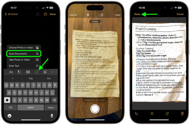 How to Scan Documents in the Notes App on iPhone - MacRumors