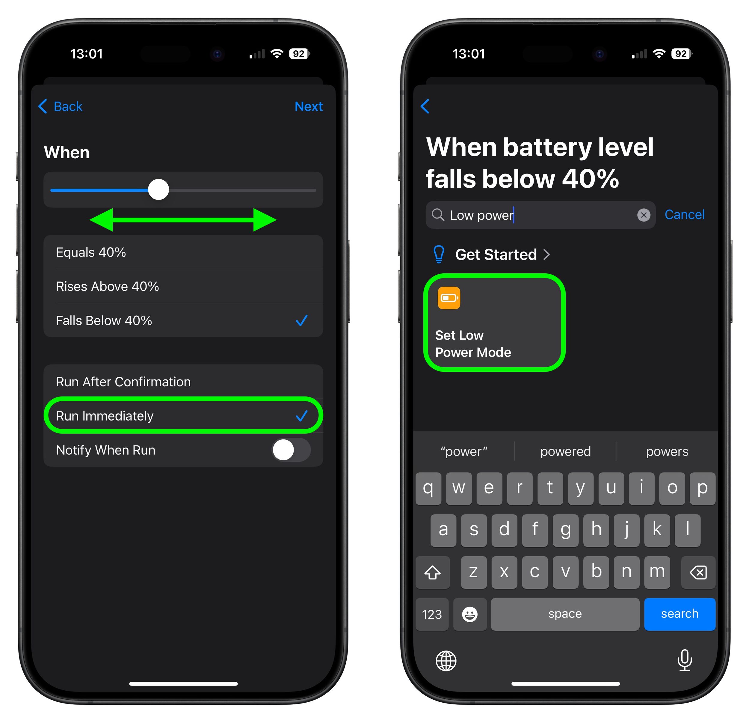 Automate iPhone Low Power Mode Based on Battery Level - MacRumors