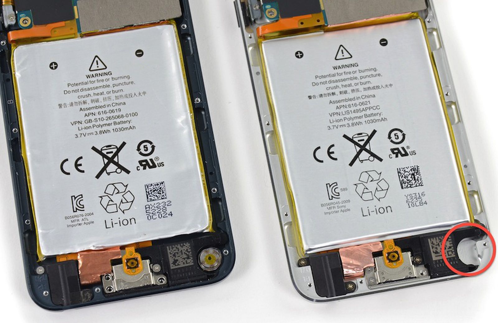 Teardown of New 16 GB iPod Touch Reveals Few Internal Changes - MacRumors