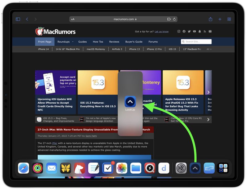 How to Multitask on iPad With Slide Over - MacRumors