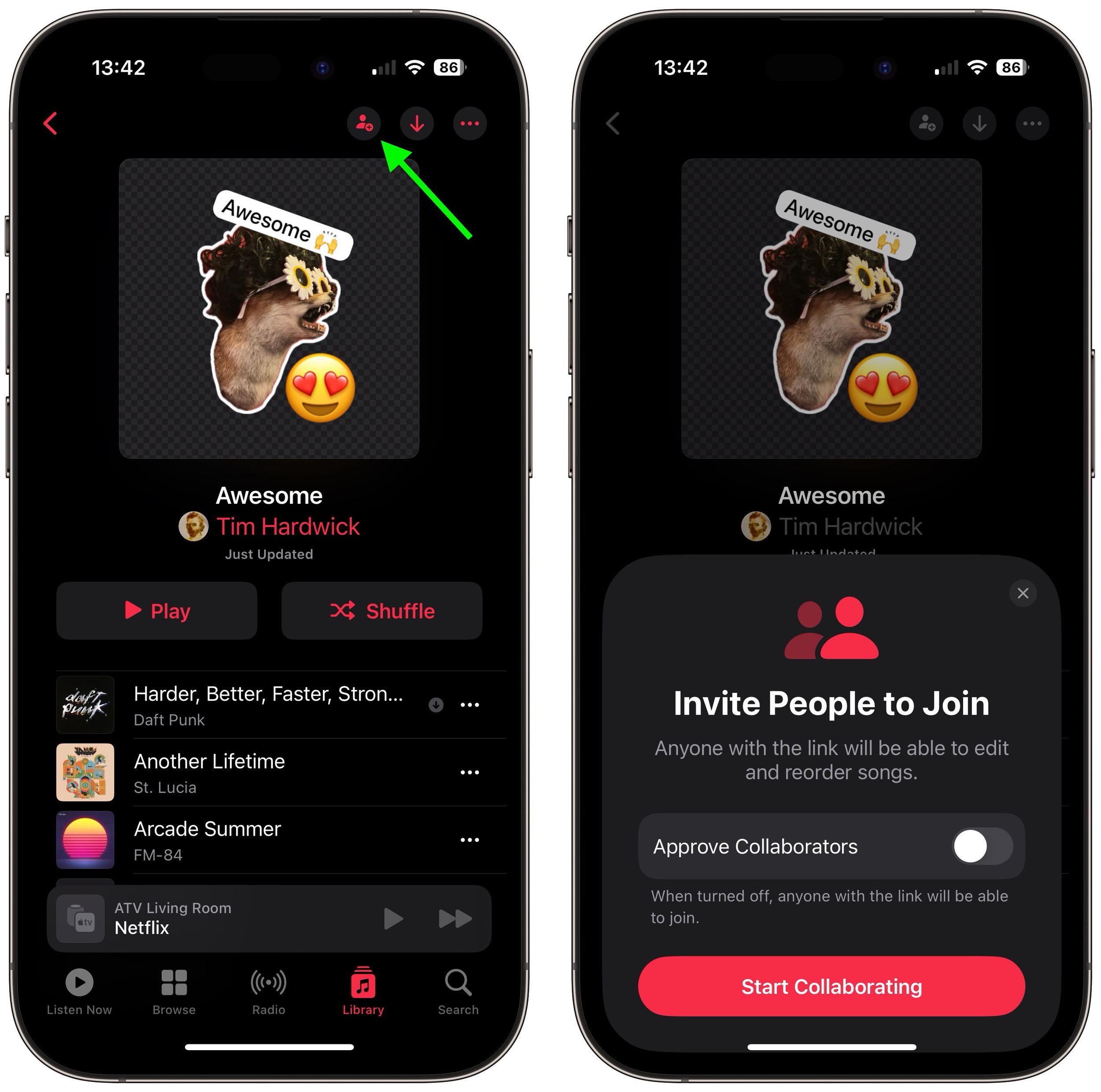 iOS 17.3: How to Use Collaborative Apple Music Playlists - MacRumors