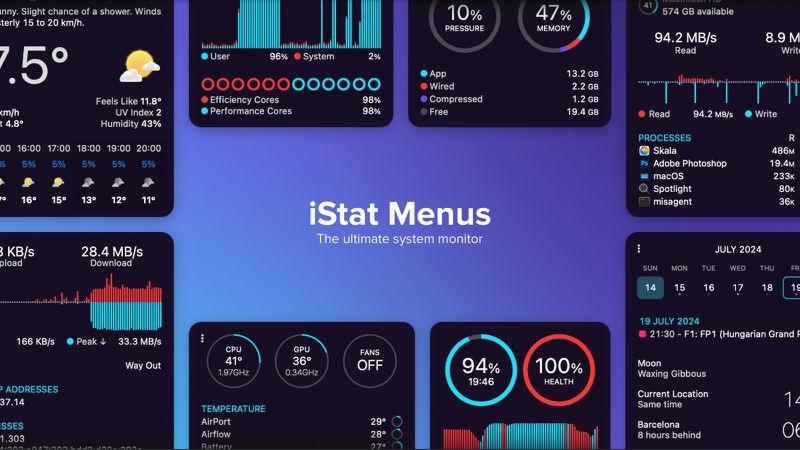 iStat Menus 7.0 Brings Comprehensive Redesign and New Features - MacRumors