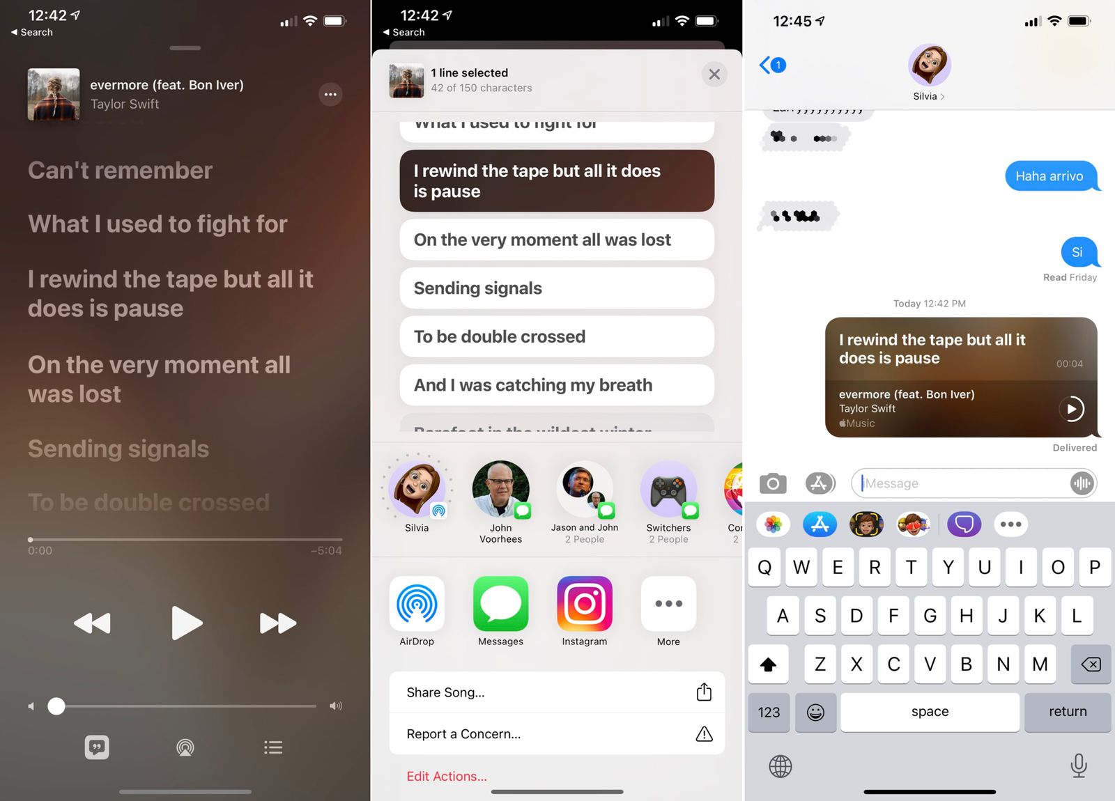 Apple Music Subscribers Can Share Lyrics and Song Clips in iOS 14.5 ...