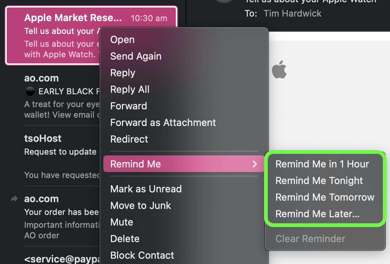 macOS: How to Get Reply Reminders in Apple Mail - MacRumors
