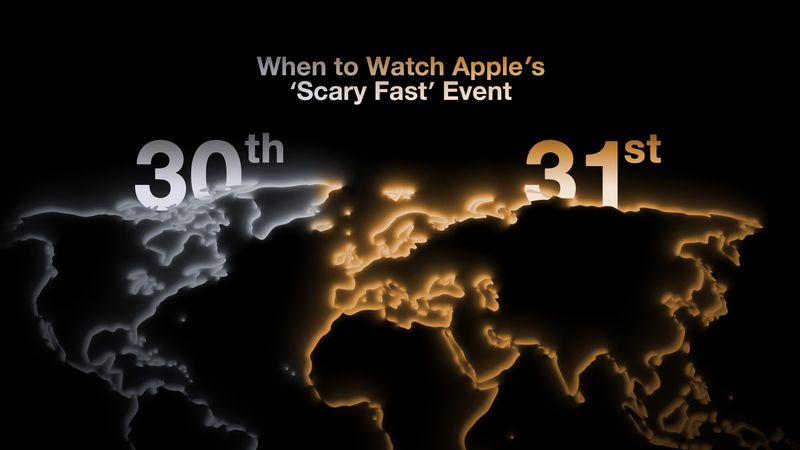How to Watch Apple's 'Scary Fast' Event on October 30 (or 31, Depending ...