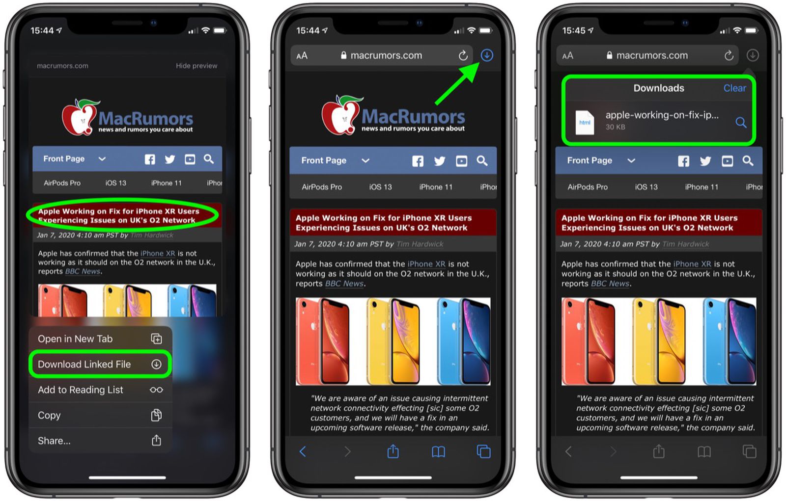 10 Long Press Tips to Reveal Hidden Functions in Safari on iPhone and iPad - MacRumors
