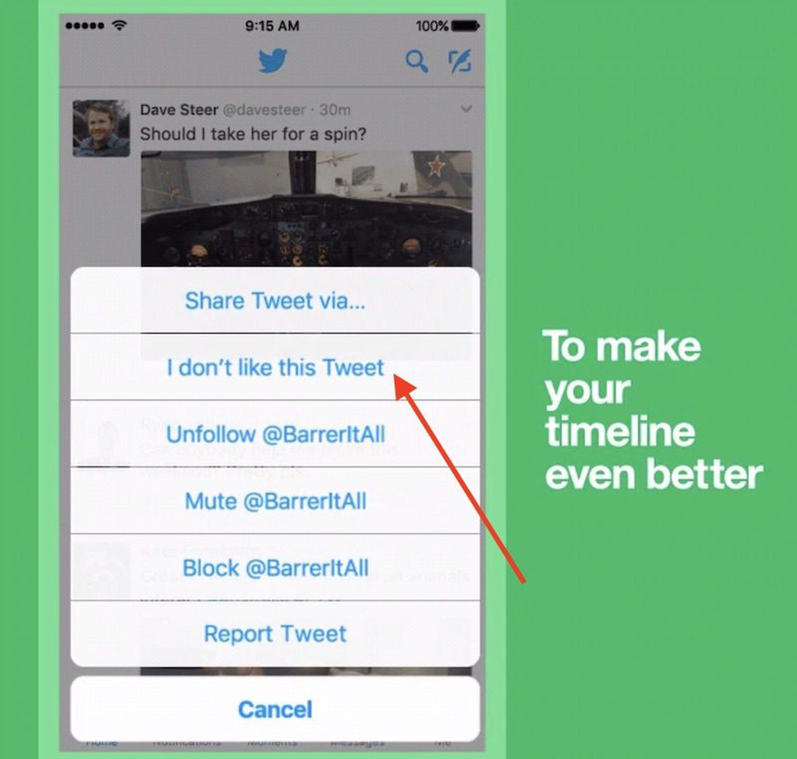Twitter Rolls Out Algorithm-Training 'I Don't Like This Tweet' Button ...
