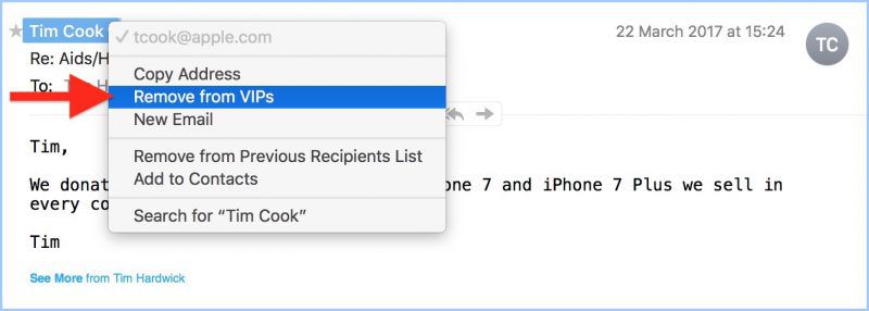 How to Set Up Mail VIP Contacts in macOS, iOS 11, and iCloud Mail - MacRumors