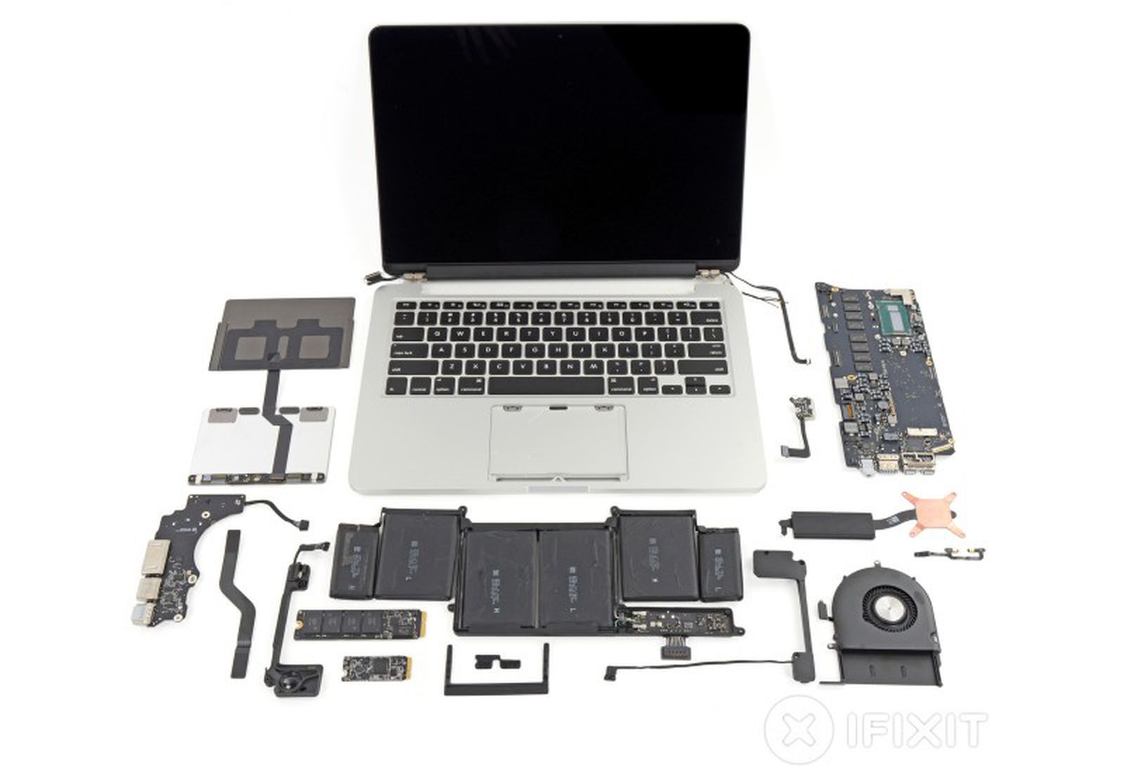 Teardowns of Late 2013 Retina MacBook Pros Reveal No Improvements in ...