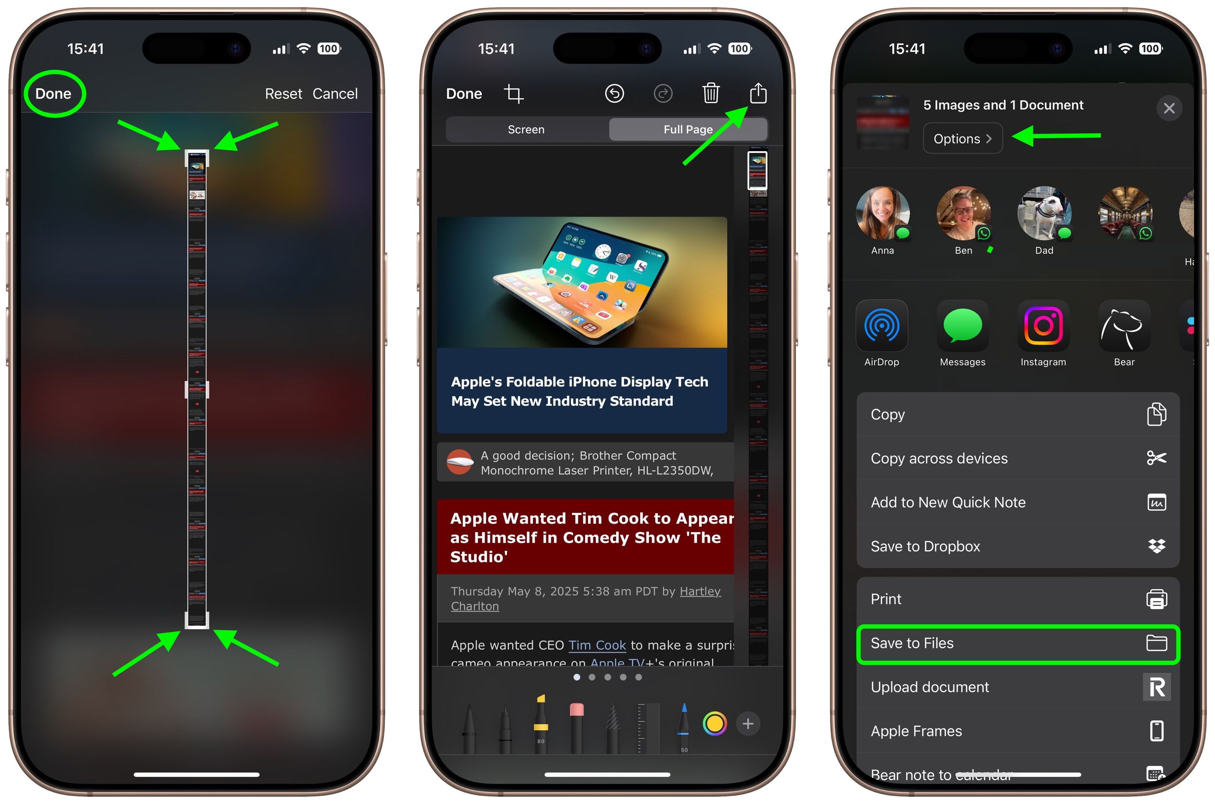 Turn a Long Webpage into a PDF with a Single iPhone Screenshot - MacRumors