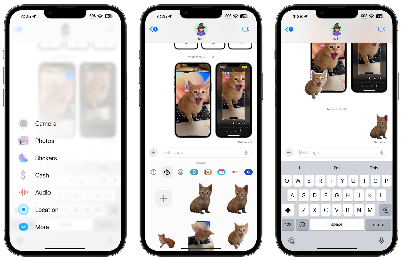 iOS 17 Messages App Features: Check In, Stickers, and More - MacRumors