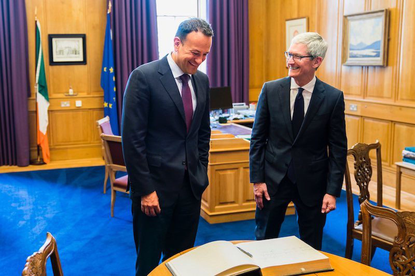 Tim Cook Visits Ireland as Apple Promotes Its Support of Over 1.7 ...