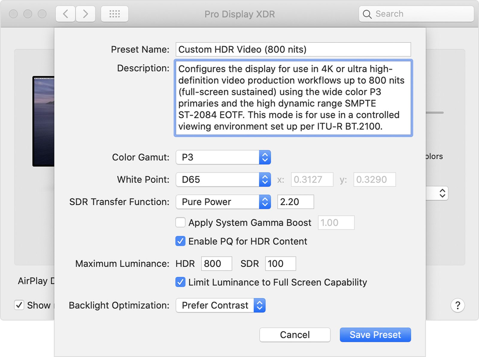 Apple's Pro Display XDR Now Supports Customized Reference Modes - MacRumors