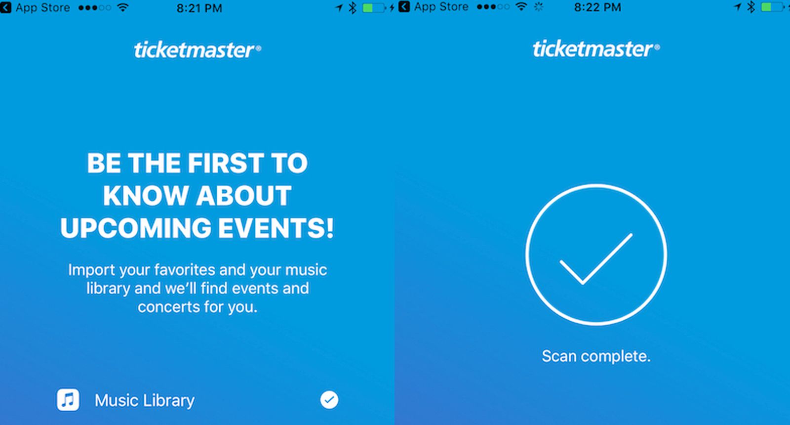 Ticketmaster App Updated With Apple Music Integration to Track Concerts - MacRumors