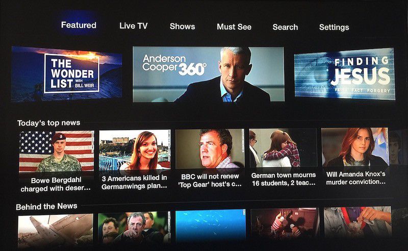 Apple Adds CNNGo Channel to Apple TV - MacRumors