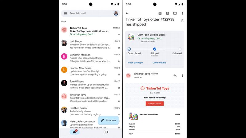 Google Rolls Out Gmail App's New Package Tracking Feature - MacRumors