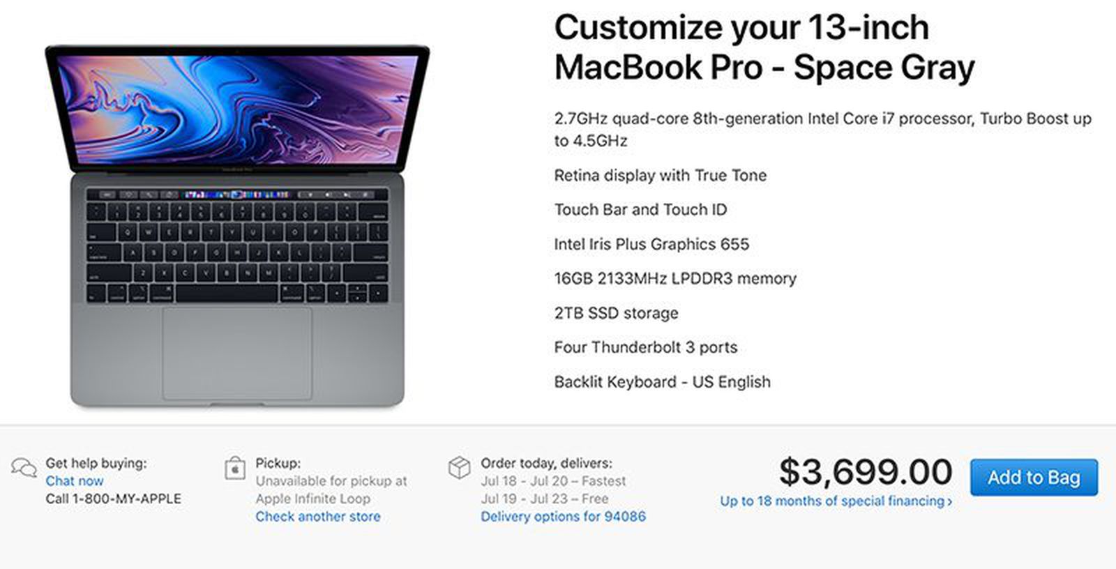 Maxed Out 15-Inch MacBook Pro Priced at $6,699 for 2.9GHz Chip, 32GB ...