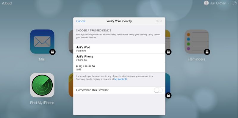 Apple Expanding Two-Step Verification to iCloud.com - MacRumors
