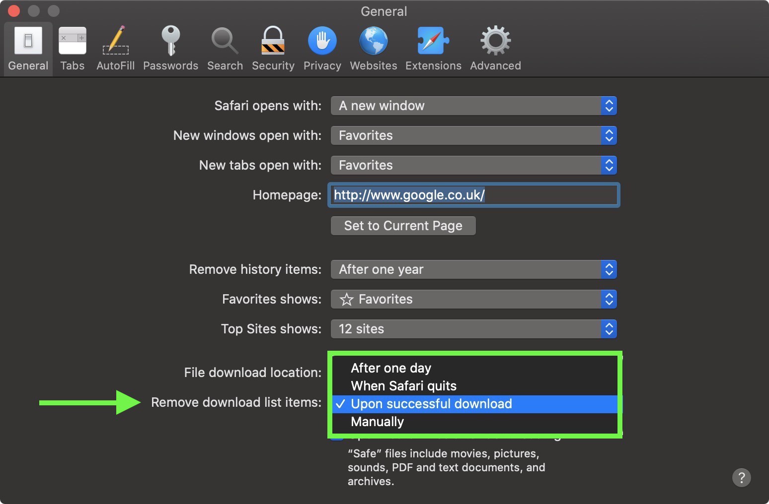 How to Choose When Safari Clears the Downloaded File List on Your Mac ...