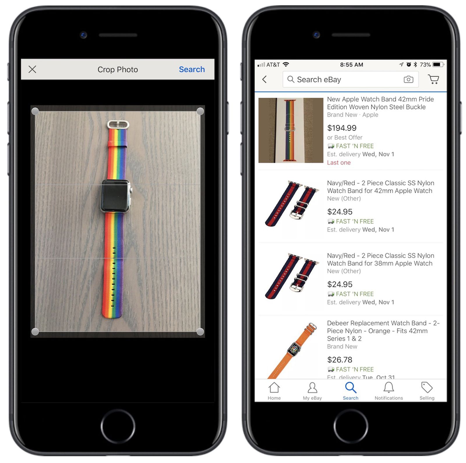 eBay's New Image Search Feature is Now Live Within iOS App - MacRumors