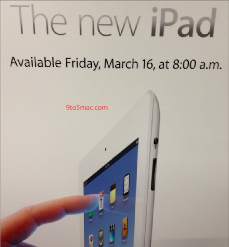 Apple Retail Store Signage Confirms 8:00 AM Launch for New iPad on ...