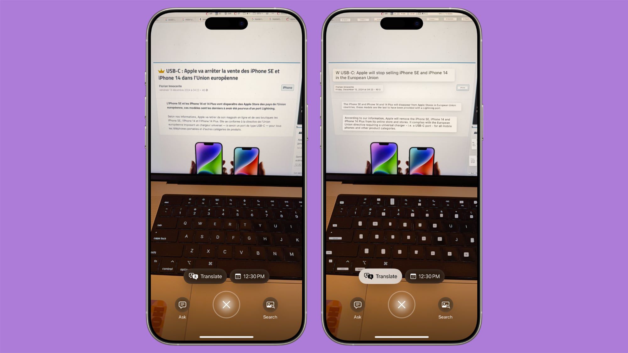 Visual Intelligence: How to Use It, Features and More - MacRumors