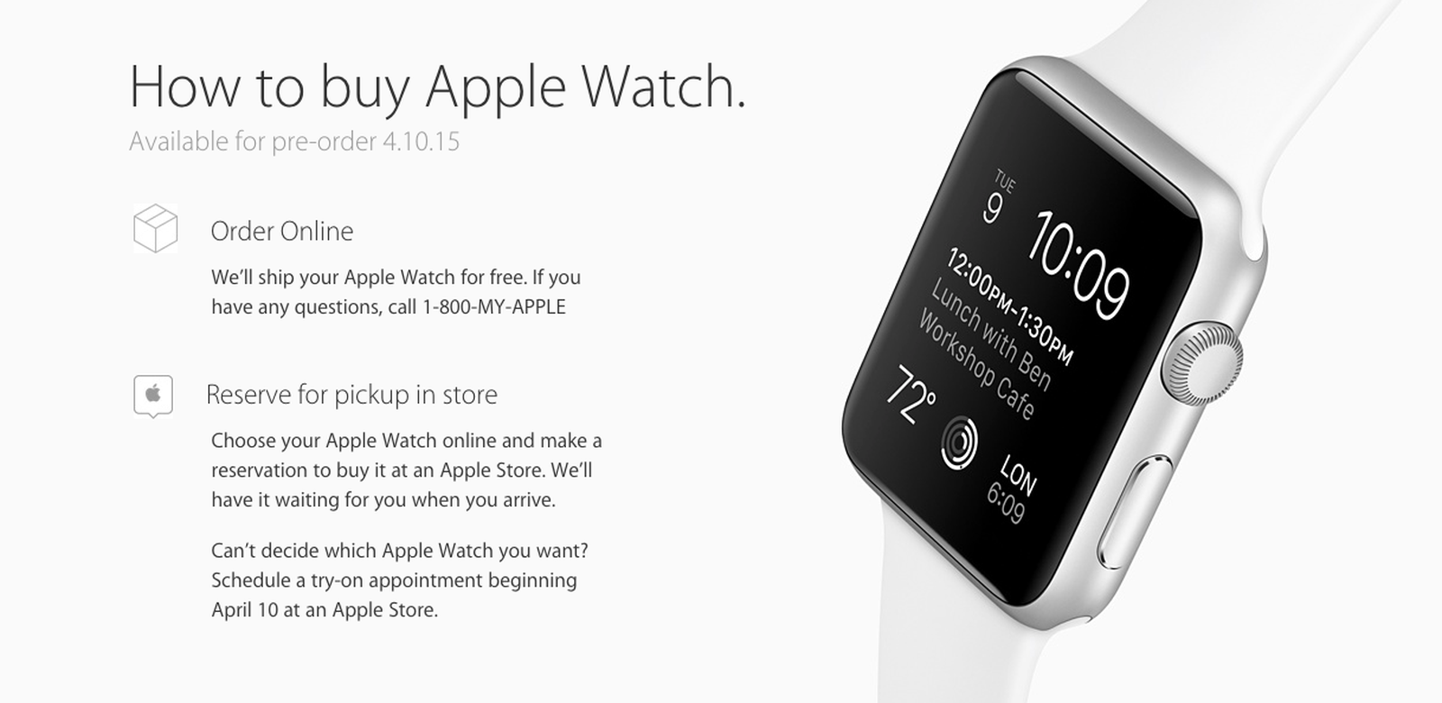 Apple Watch In-Store Reservations Available Beginning April 10 - MacRumors