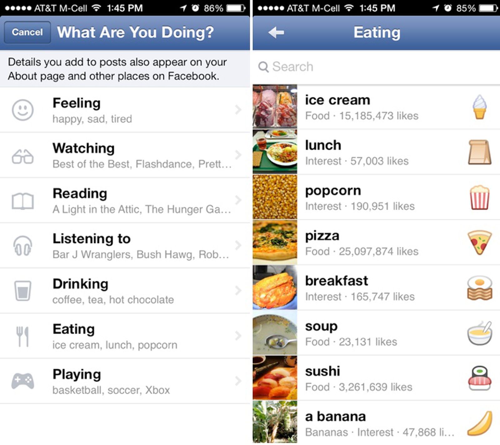 Facebook for iOS Adds Status Update Icons, New Sharing Controls - MacRumors
