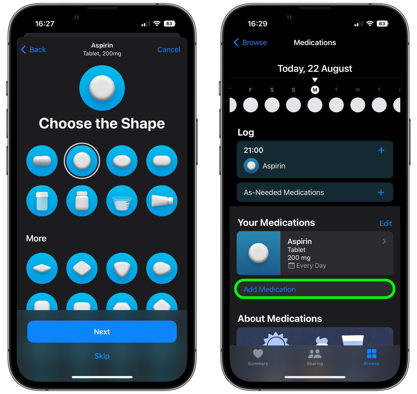 iOS 16: How to Add a Medication or Vitamin to the Health App - MacRumors