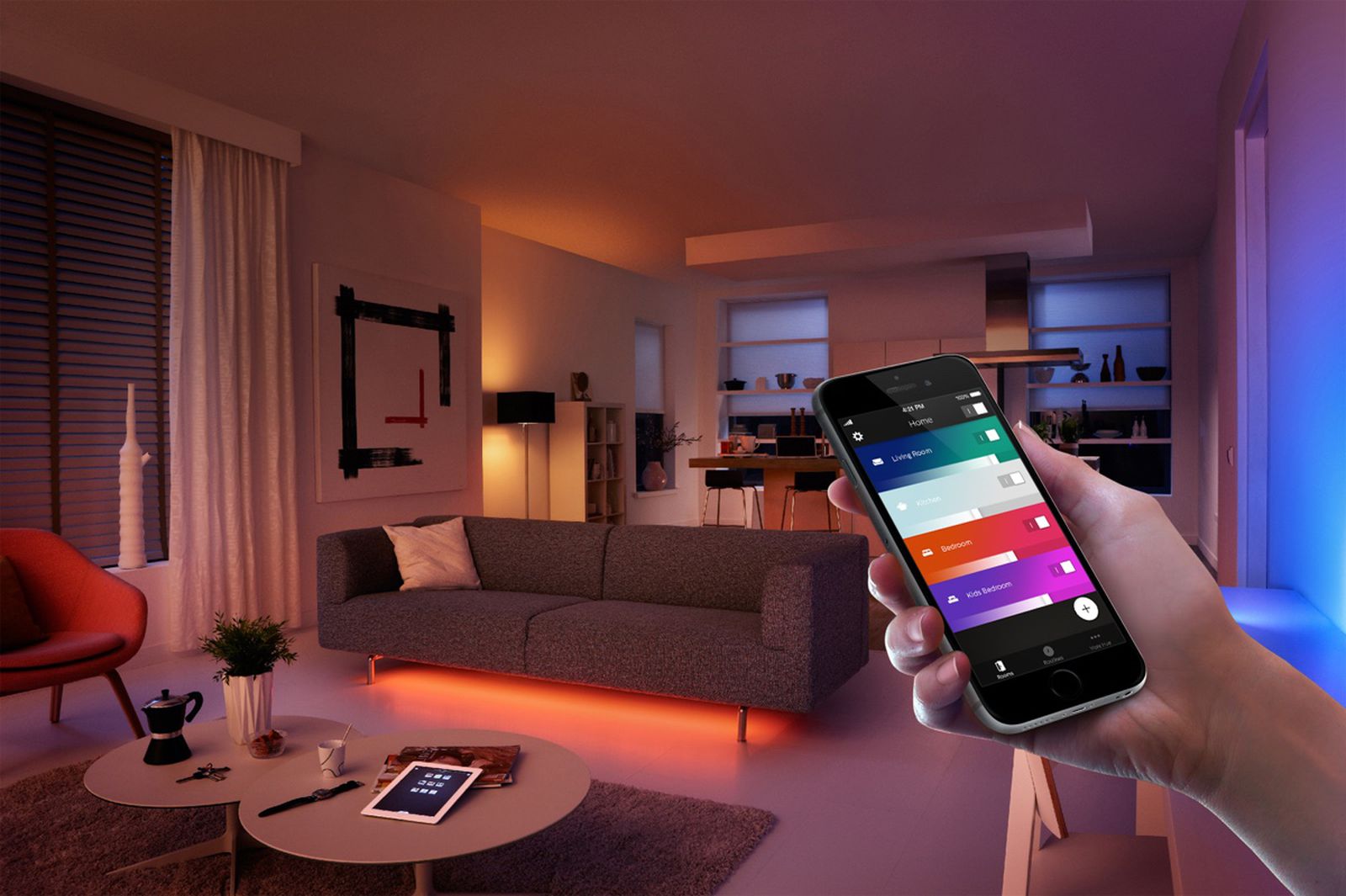 Philips Launches New 'Hue' App With Revamped Look and Support for Rooms ...
