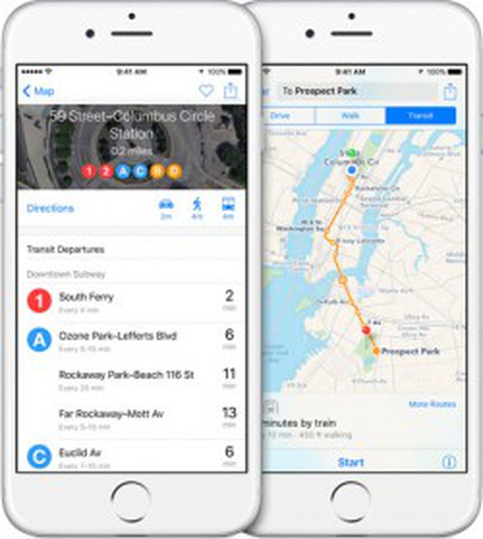 Inside iOS 9: Apple Maps Gains Transit Mode and Nearby Search - MacRumors