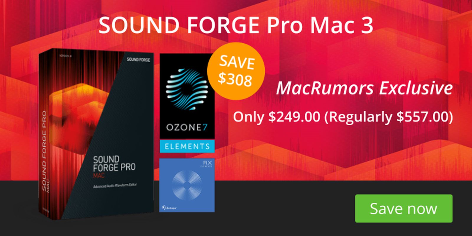 Exclusive: Get Advanced Audio Waveform Editor 'SOUND FORGE Pro Mac 3 ...