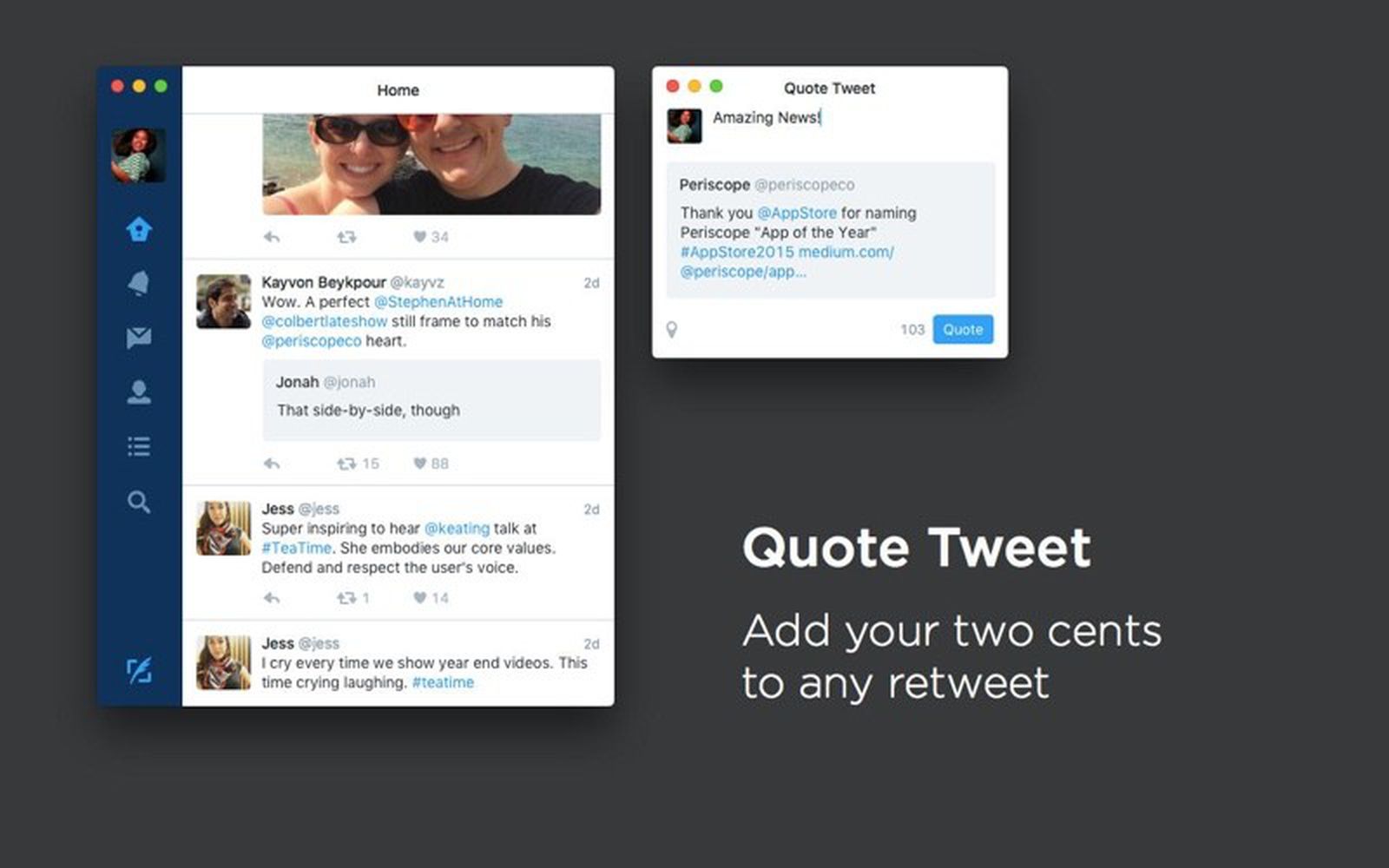 Twitter for Mac Gets Major Update With Revamped Design, New Features ...