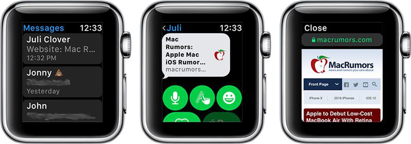 How to Browse the Internet on Apple Watch Through watchOS 5's WebKit Integration - MacRumors