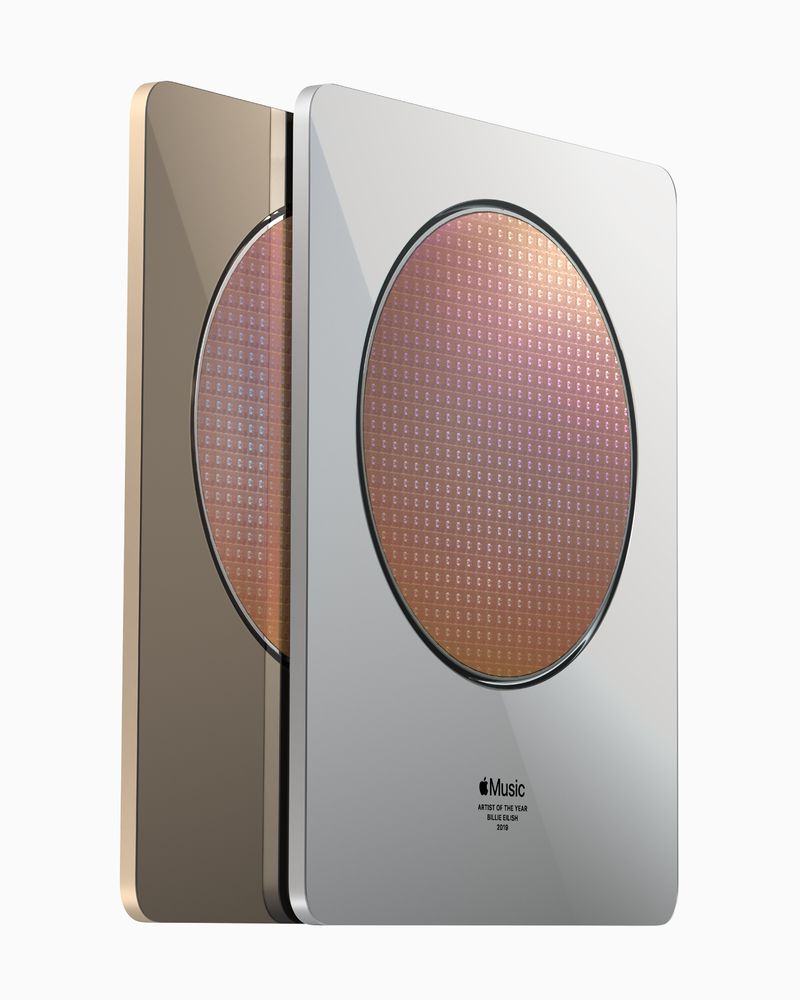 Apple Music Award Design Features Apple's Custom Silicon Wafer - MacRumors