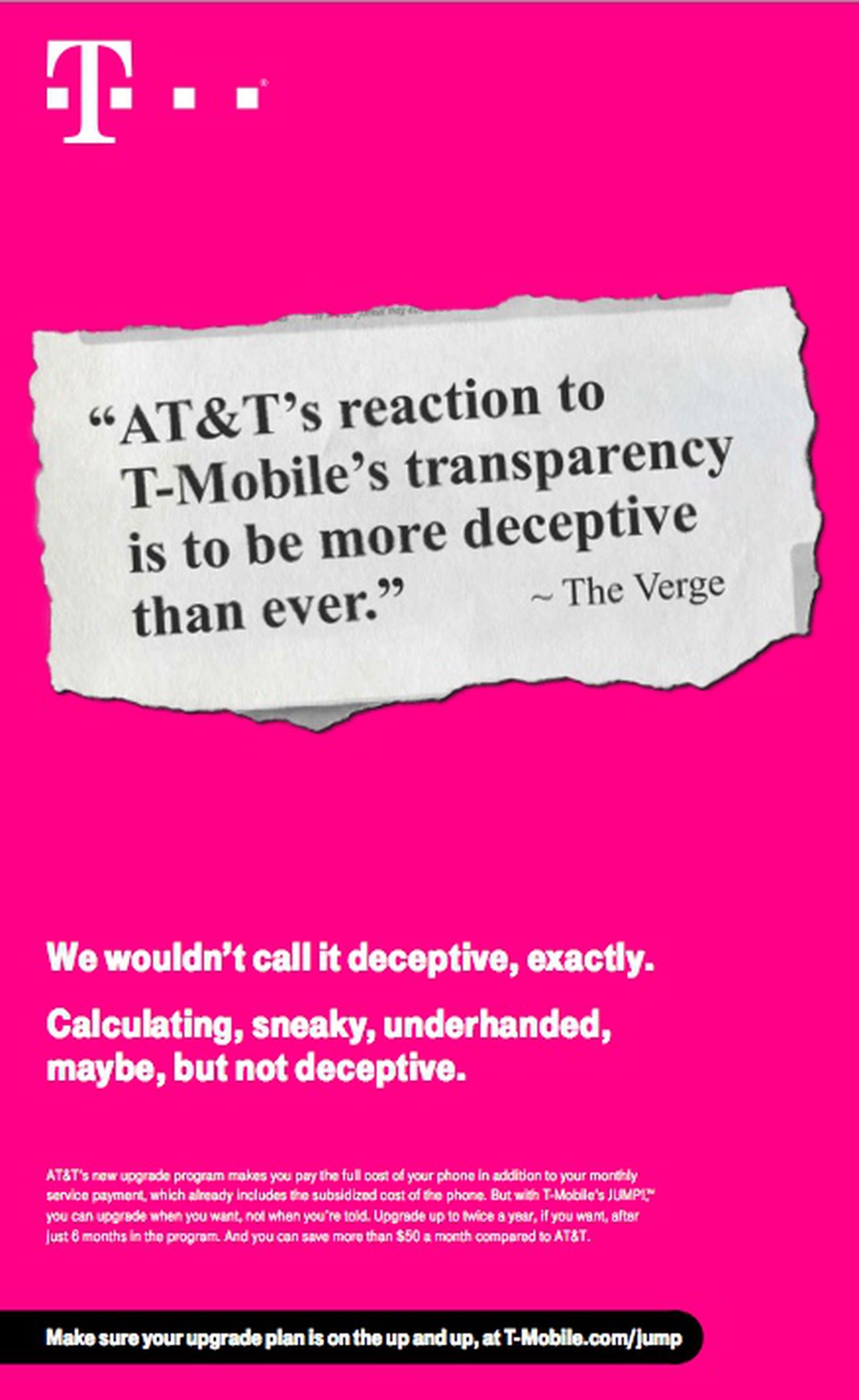 T-Mobile Launches New Ad Calling AT&T's 'Next' Upgrade Program ...