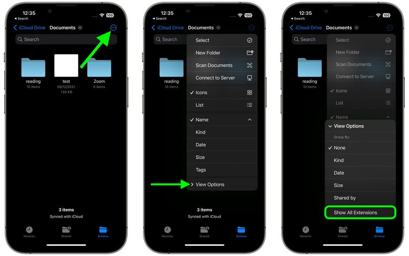 How to Show File Extensions in the Files App on iPhone and iPad - MacRumors