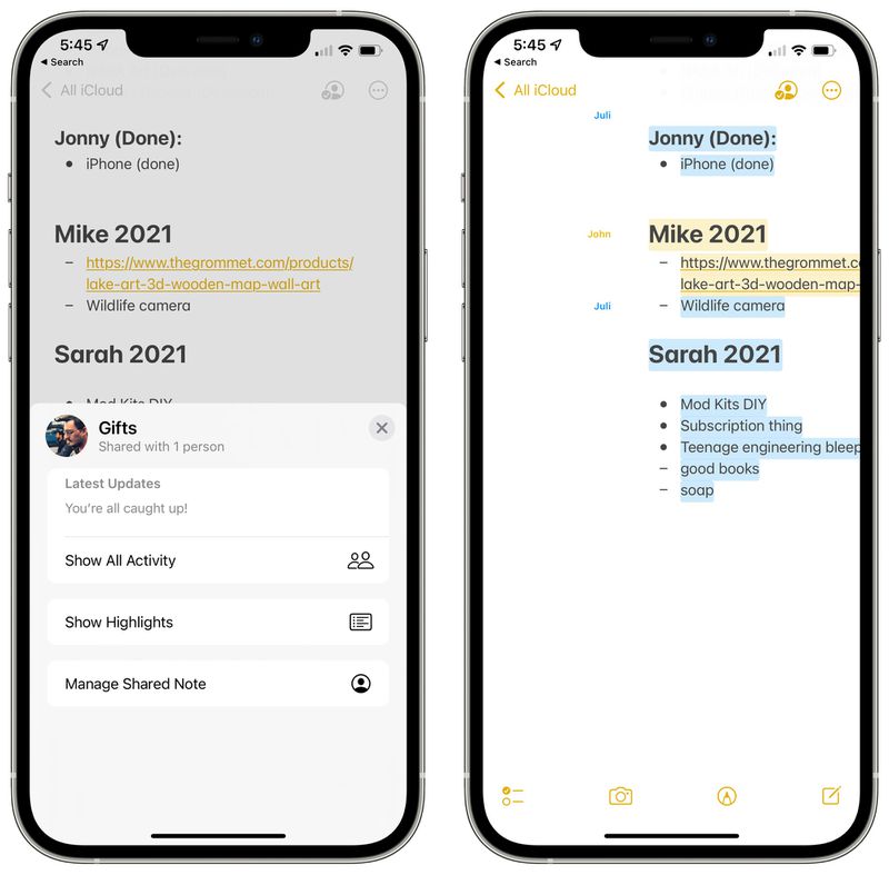 Everything New With the iOS 15 Notes and Reminders Apps - MacRumors
