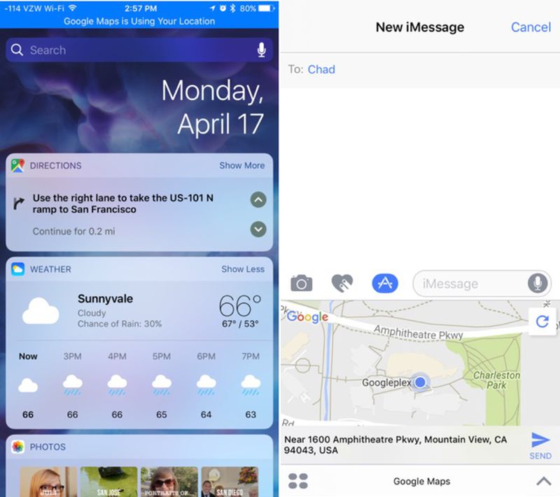 Google Maps for iOS Gains Directions Widget for Turn-By-Turn Navigation ...